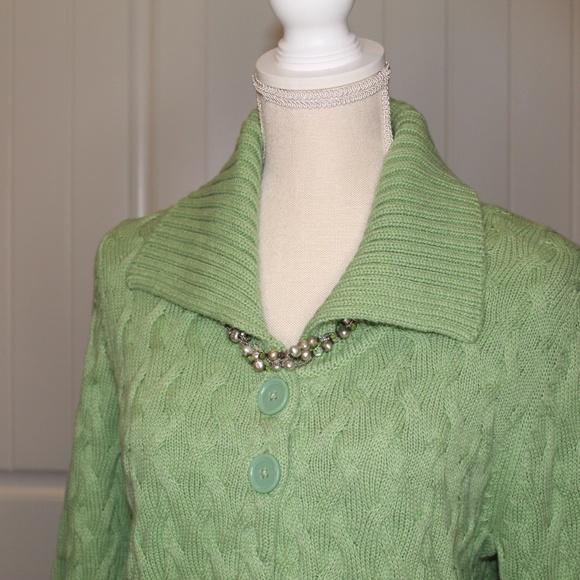 croft & barrow | Sweaters | Cute Long Sleeve Double Button Cardigan ...